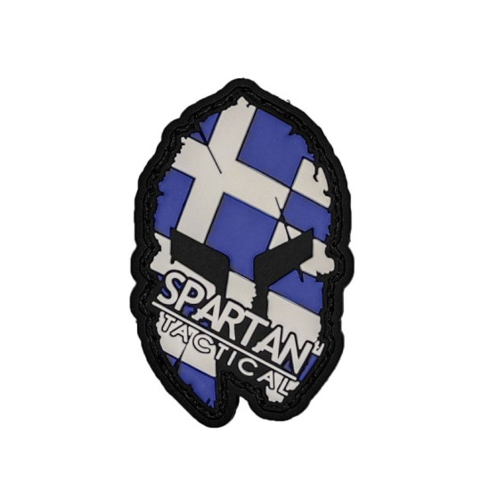 Spartan Tactical® Ελληνική Σημαία 3D - Σήμα PVC